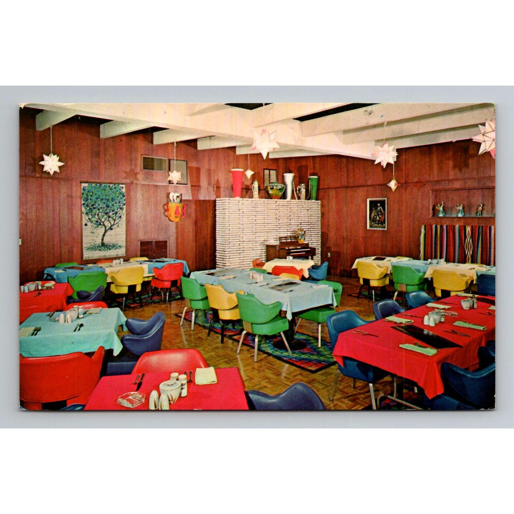 VTG 1967 Postcard South of Border SC Acapulco Room Posted Colorful ...