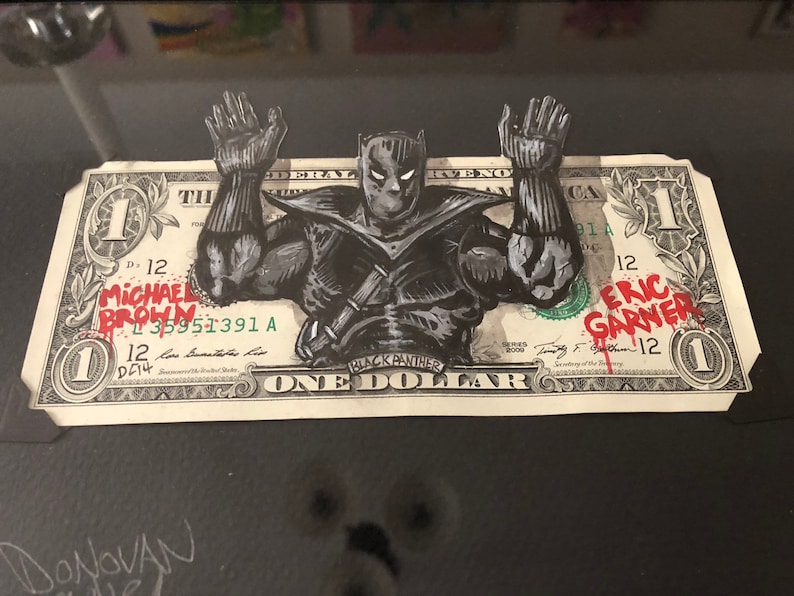 Black Panther Money Art - Etsy