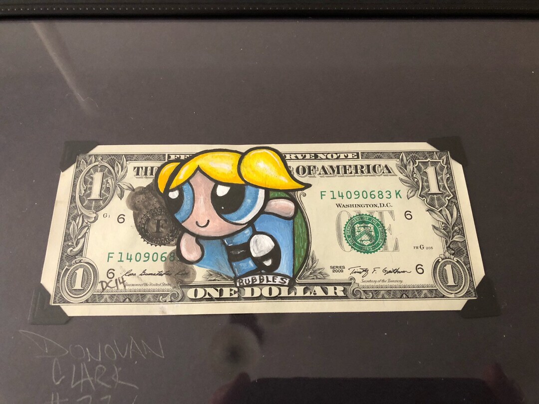 Bubbles Money Art - Etsy