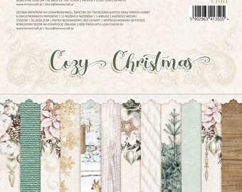 Lemoncraft Natural Christmas 12x12 Scrapbook Paper Stack - Etsy