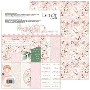 Lemoncraft Mum's Love Elements 6x8 Scrapbook Paper Stack - Etsy