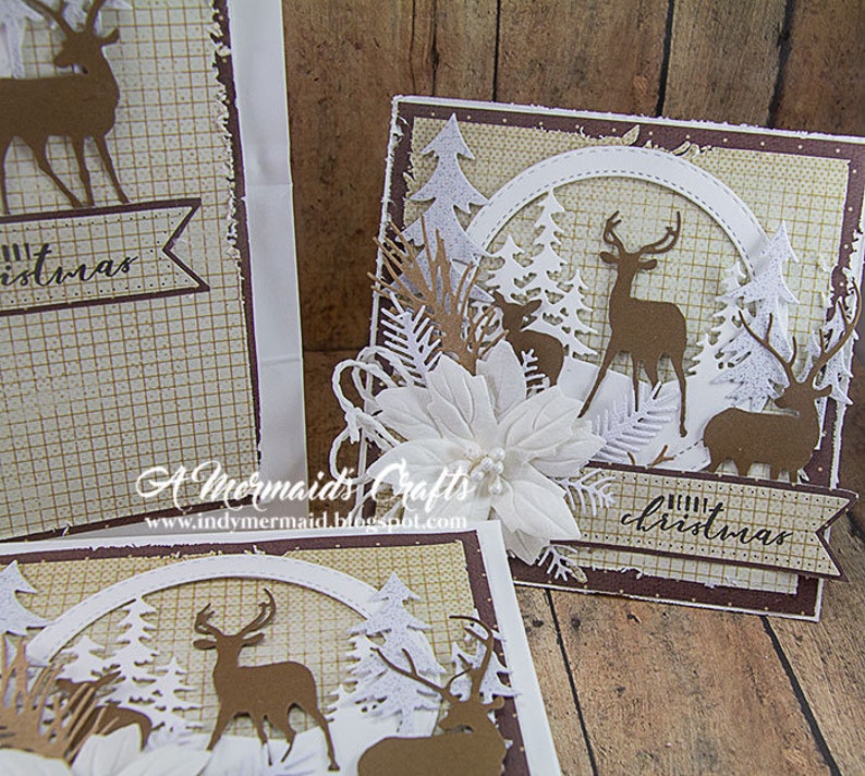 Shabby Chic Christmas Gift Set Bag, Box and Card - Etsy