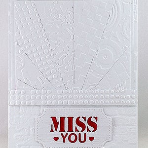 Handmade Miss You Card - Etsy