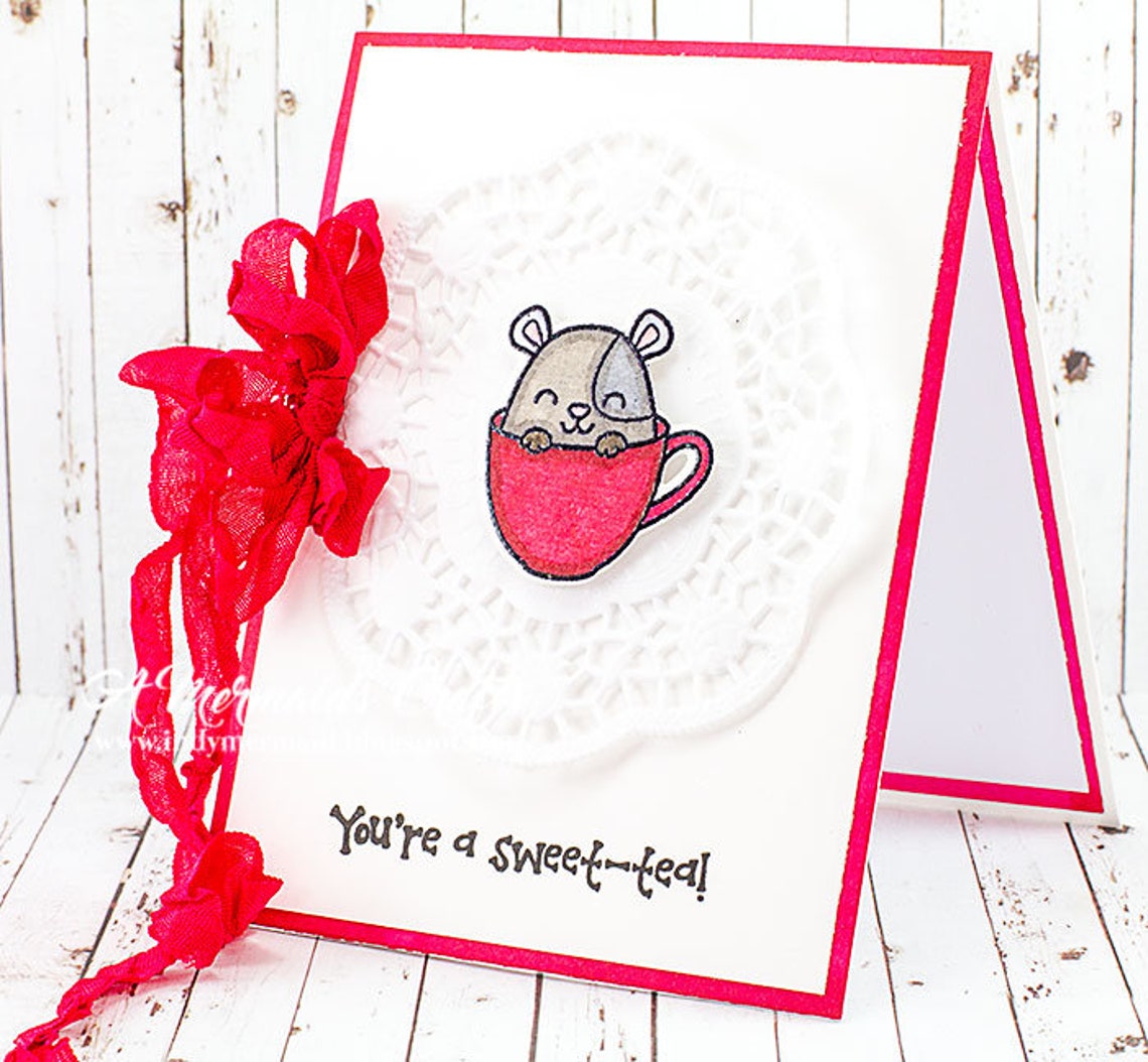 Hamster in a Tea Cup You Are a Sweet-tea Greeting Card - Etsy
