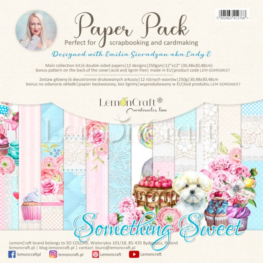 Lemoncraft Something Sweet 12x12 Scrapbook Paper Stack - Etsy