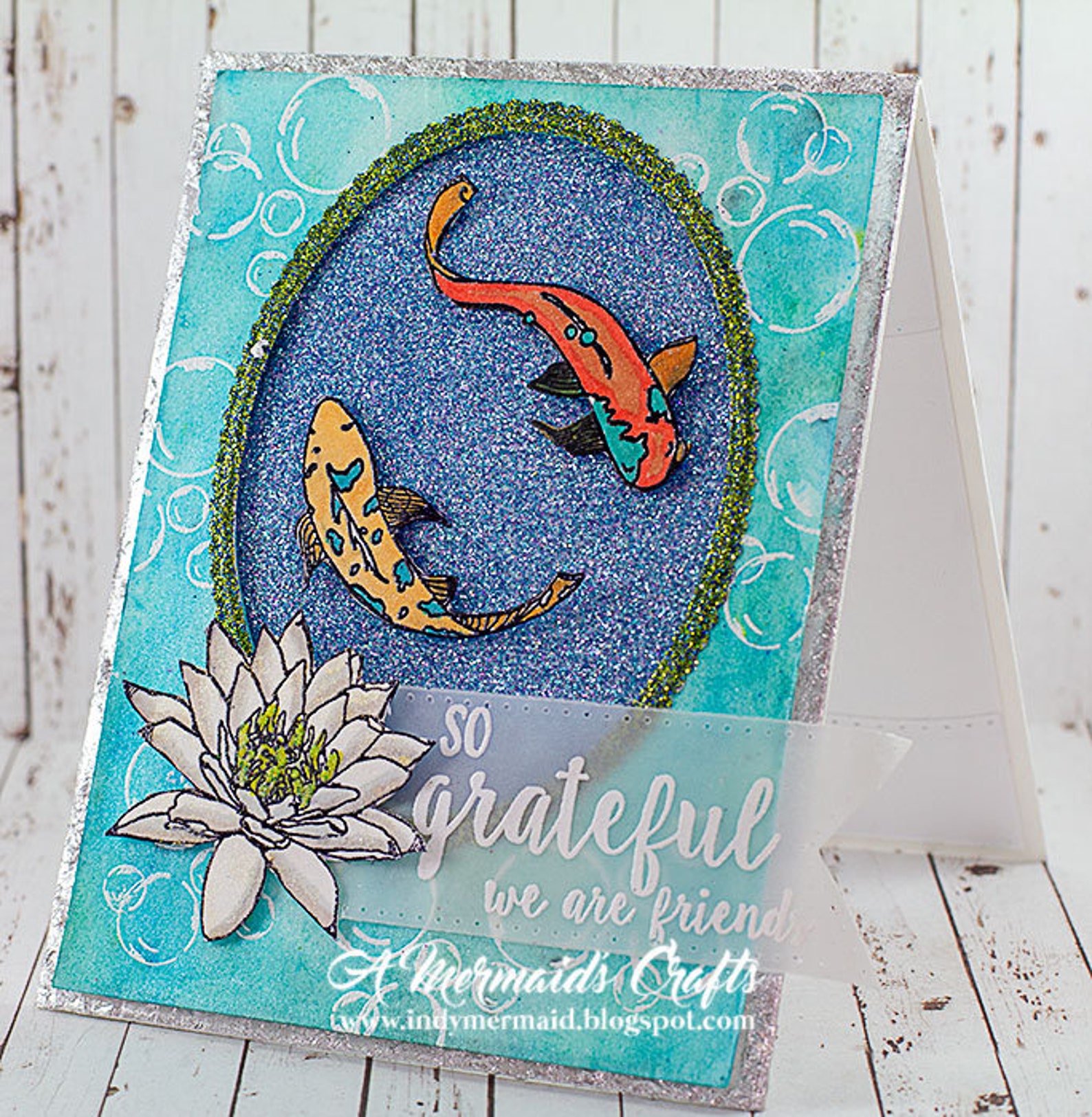 So Grateful We Are Friends Koi Fish Greeting Card - Etsy