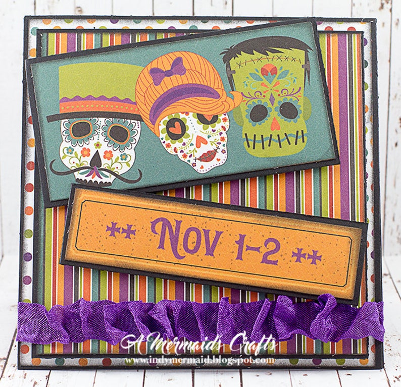 Day of the Dead Dia de los Muertos Greeting Card | Etsy