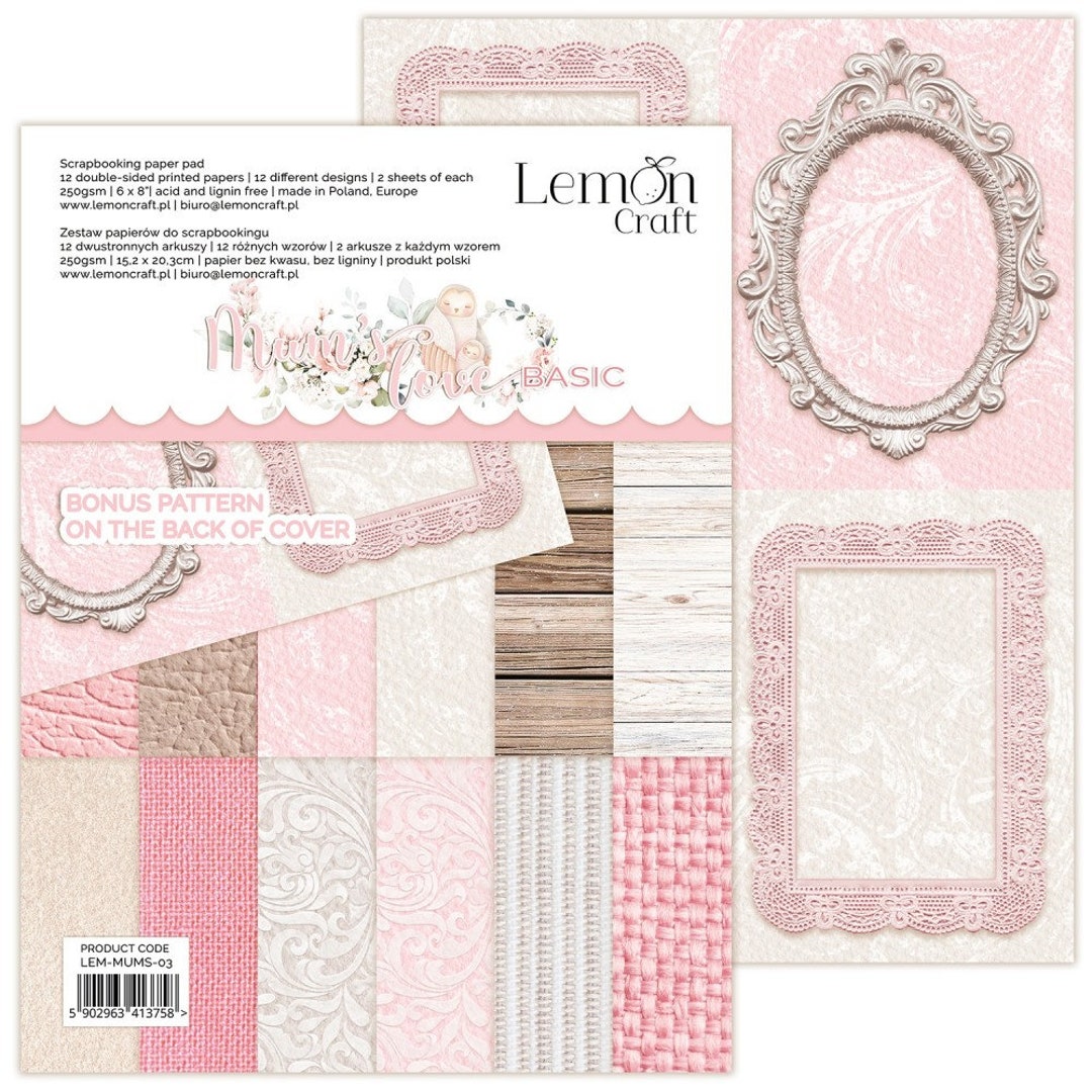 Lemoncraft Mum's Love Basic 6x8 Scrapbook Paper Stack - Etsy