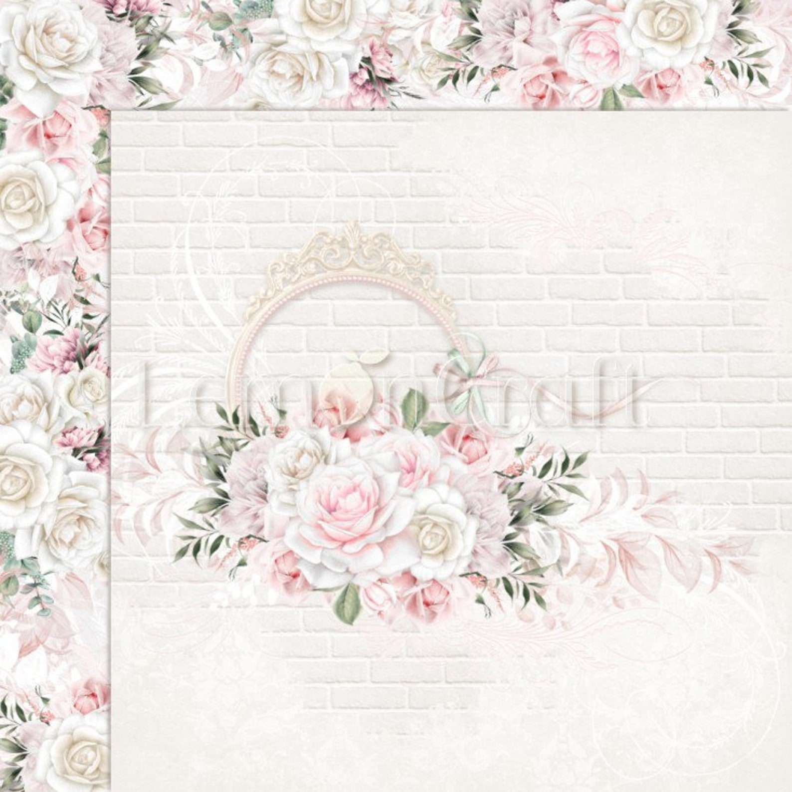 Lemoncraft Elegance 12x12 Scrapbook Paper Stack | Etsy