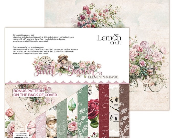 Lemoncraft My Sweet Provence 12x12 Creative Paper Pad - Etsy