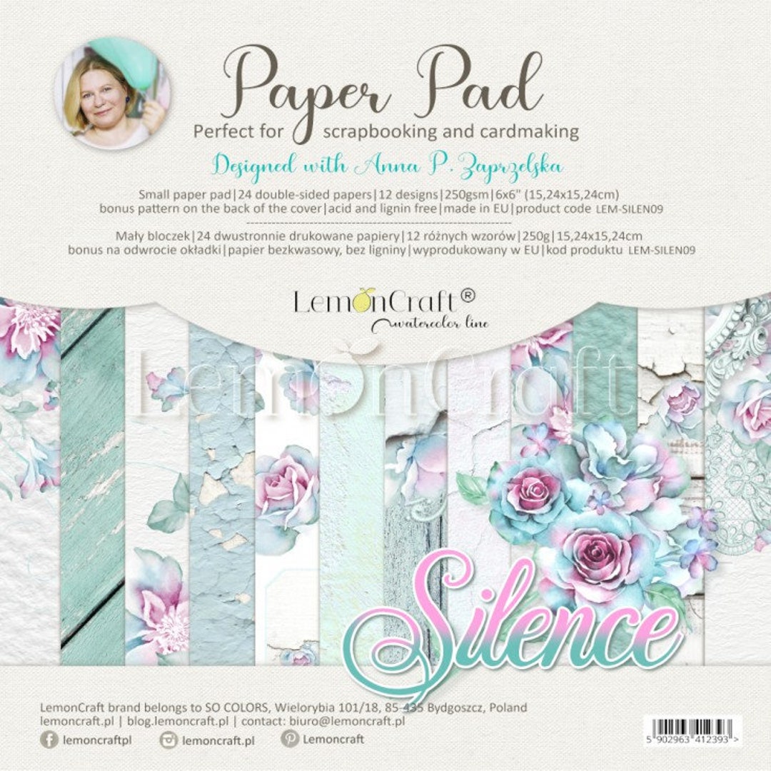Lemoncraft Silence 6x6 Designer Scrapbook Paper - Etsy