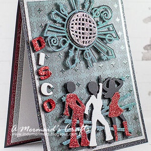 Retro Groovy Disco Card - Etsy