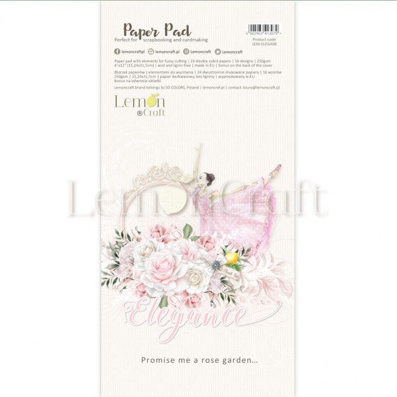 Lemoncraft Paper Pads Girl's Little World Pad Of Scrapbooking Papers