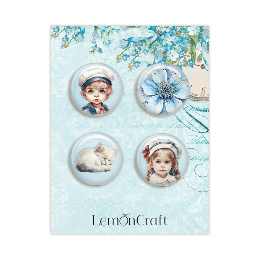 Lemoncraft Sunny Love Buttons / Badges - Etsy