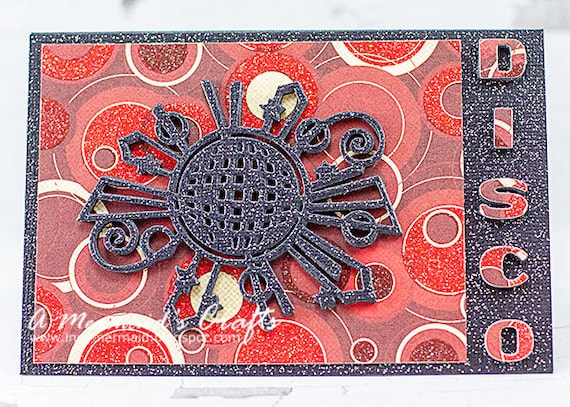 Retro Groovy Disco Ball Card | Etsy