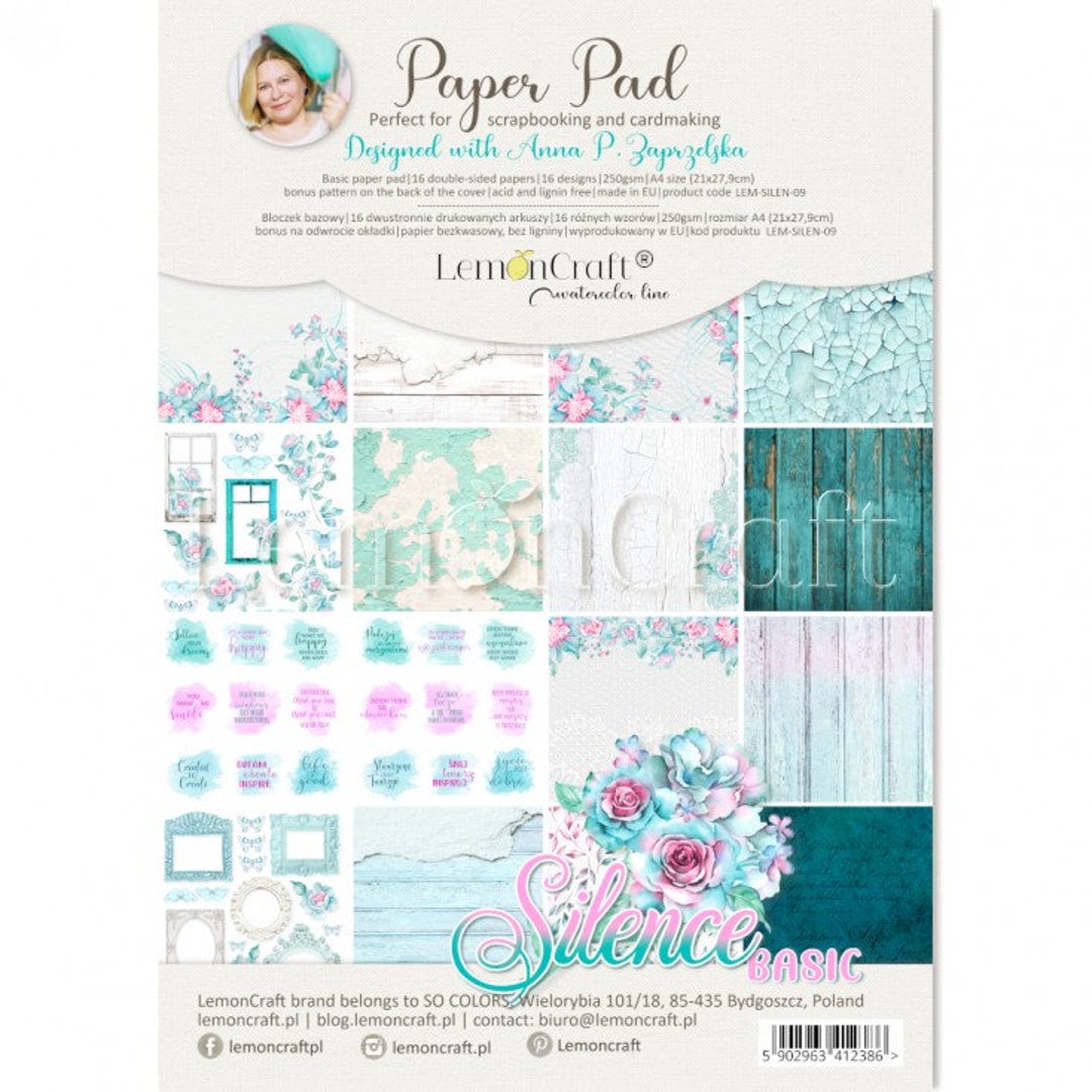 Lemoncraft Silence Basic Edition A4 Scrapbook Paper Stack - Etsy