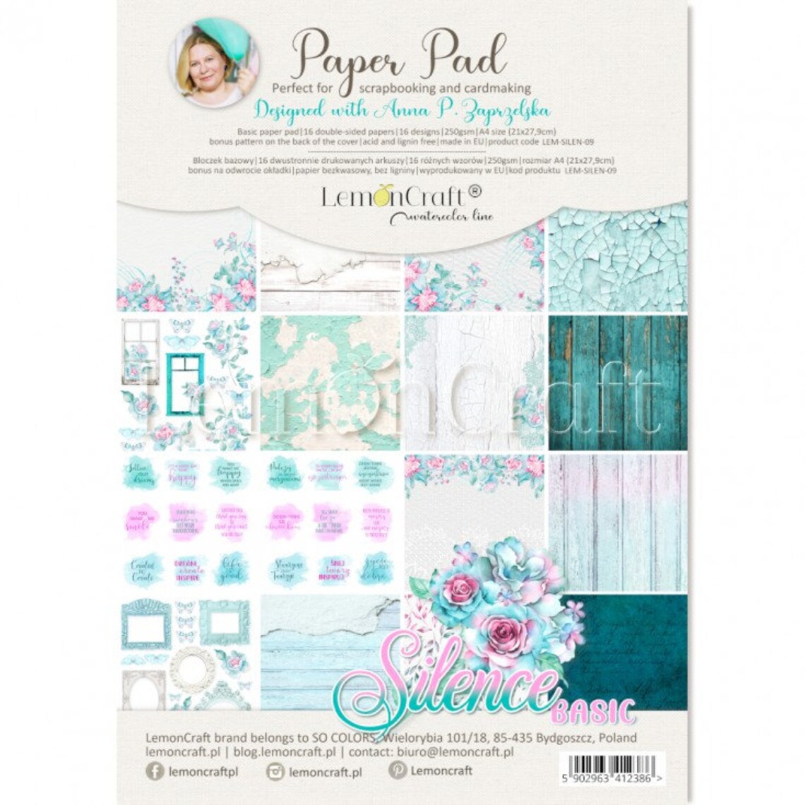 Lemoncraft Silence Basic Edition A4 Scrapbook Paper Stack | Etsy