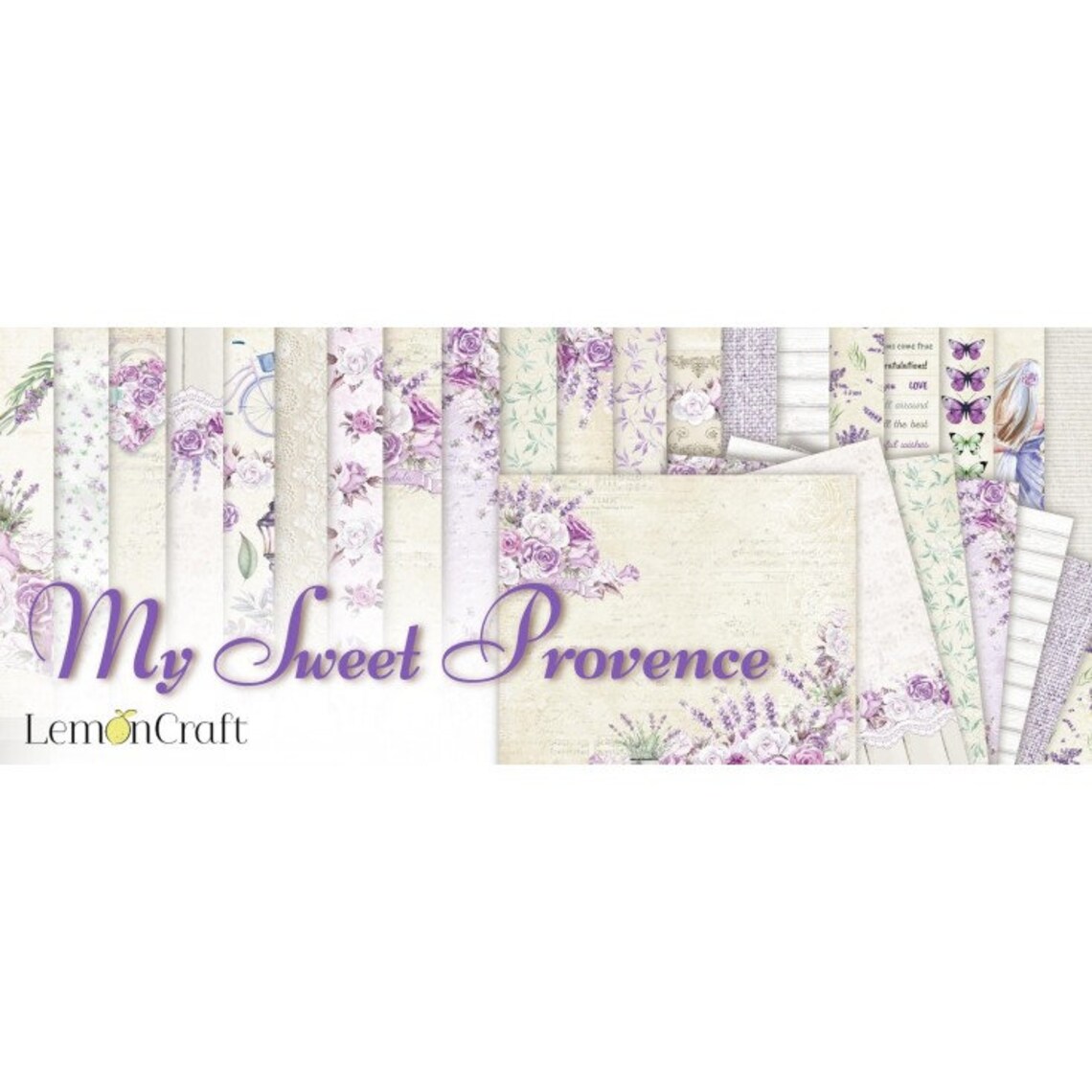 Lemoncraft My Sweet Provence 12x12 Creative Paper Pad | Etsy