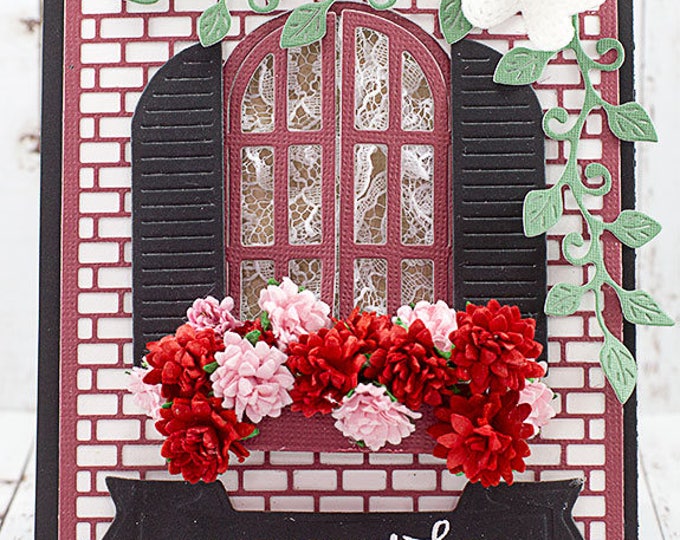 Window Box Flower Card for New Home / Homesick / Vacation / Moving - Etsy