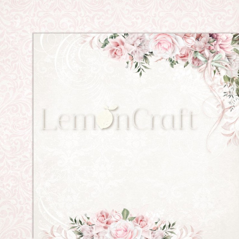 Lemoncraft Elegance 12x12 Scrapbook Paper Stack | Etsy