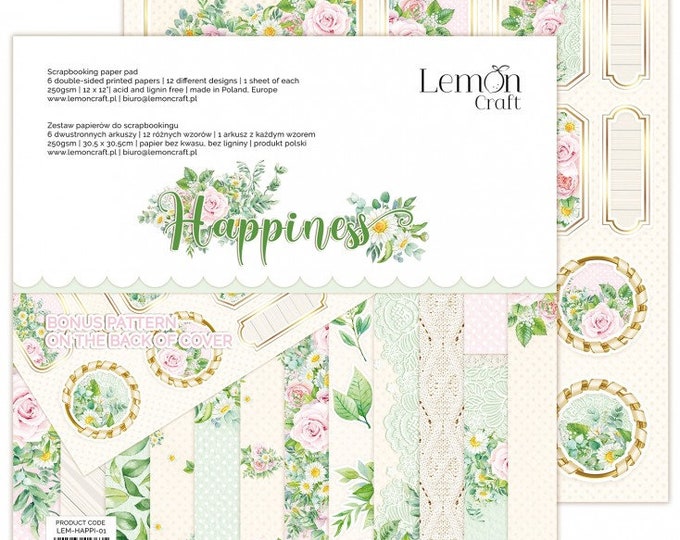 Lemoncraft Lullaby 12x12 Designer Scrapbook Paper - Etsy