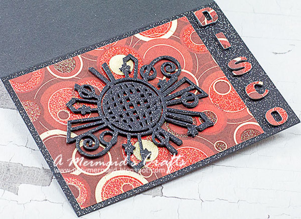 Retro Groovy Disco Ball Card | Etsy