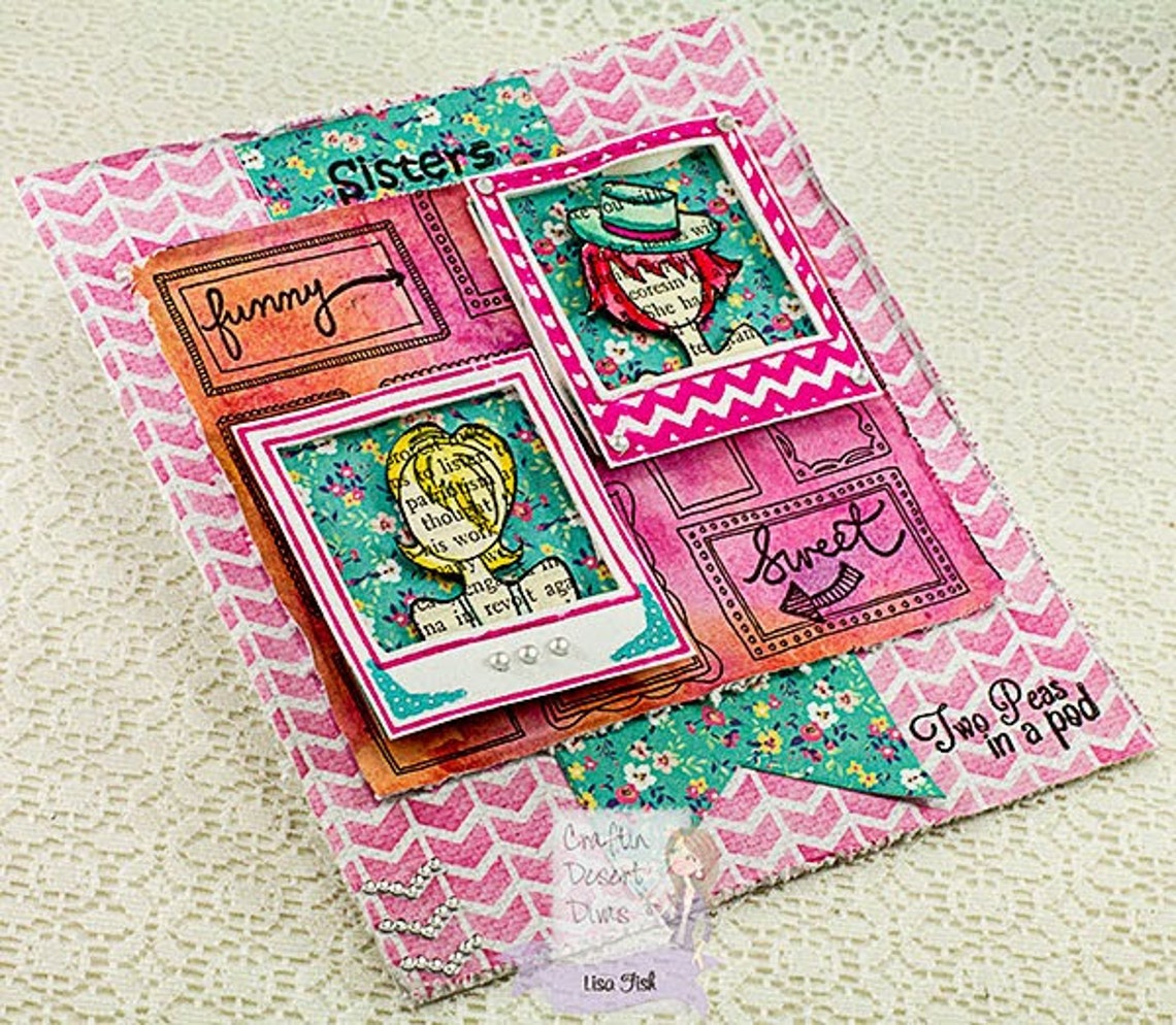 Handmade Sisters Card - Etsy