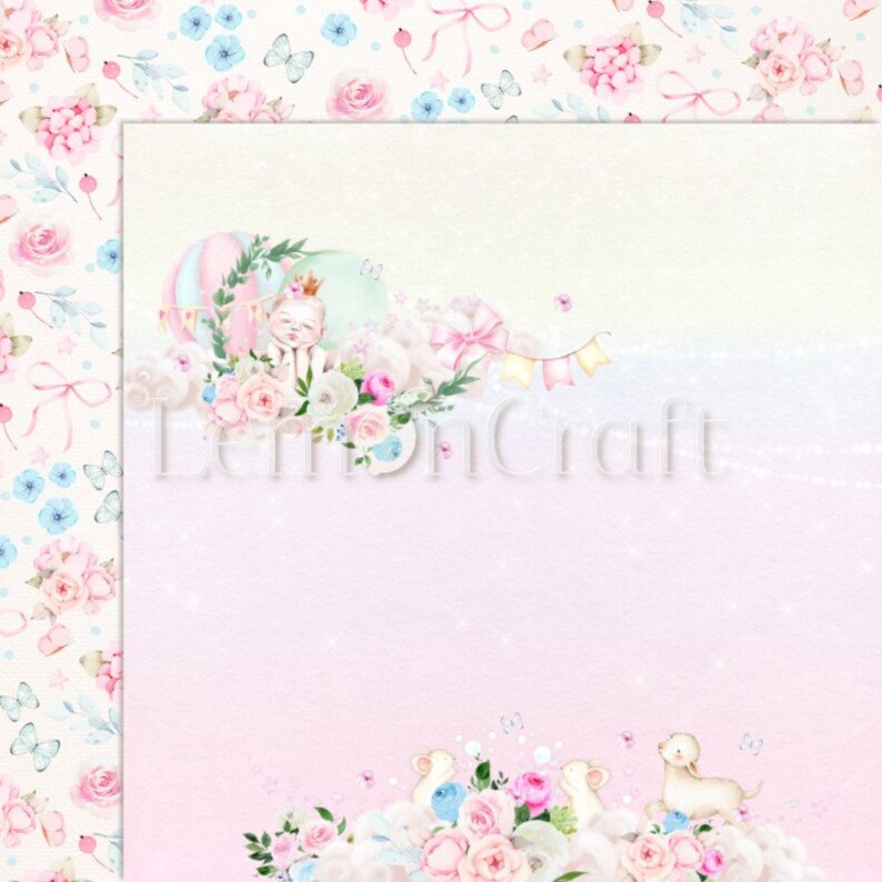 Lemoncraft Baby Boom 6x6 Designer Scrapbook Paper | Etsy