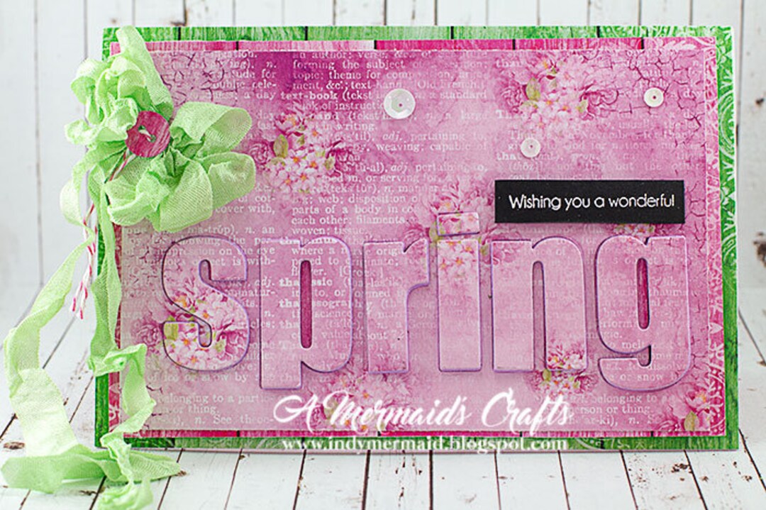 Wishing You a Wonderful Spring Greeting Card - Etsy