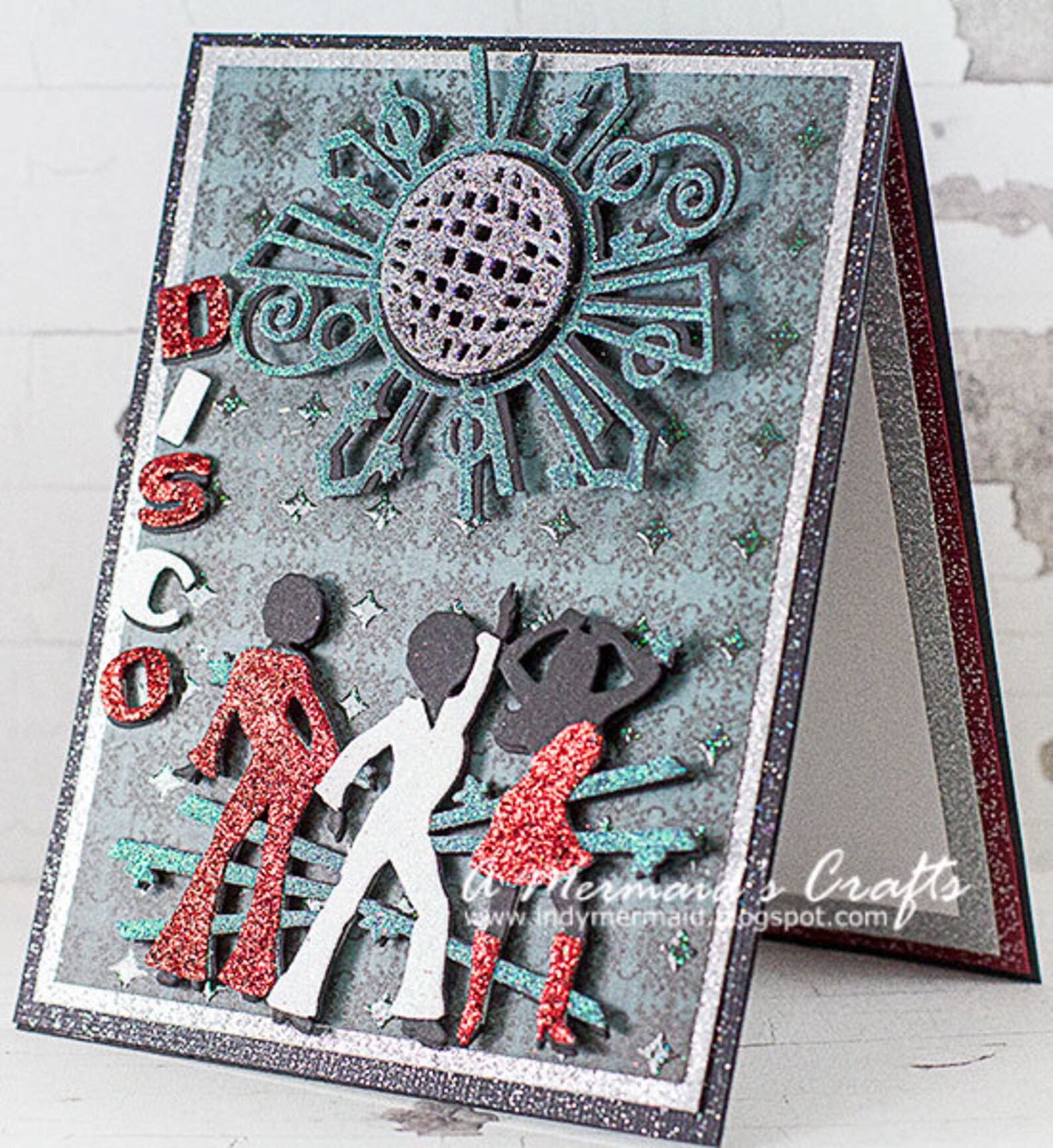 Retro Groovy Disco Card | Etsy