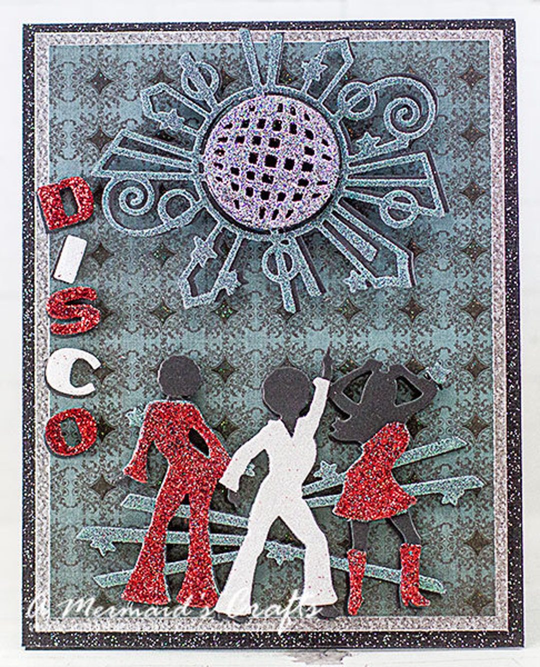 Retro Groovy Disco Card - Etsy