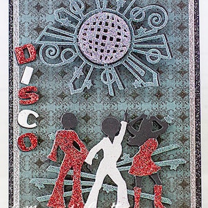 Retro Groovy Disco Card - Etsy