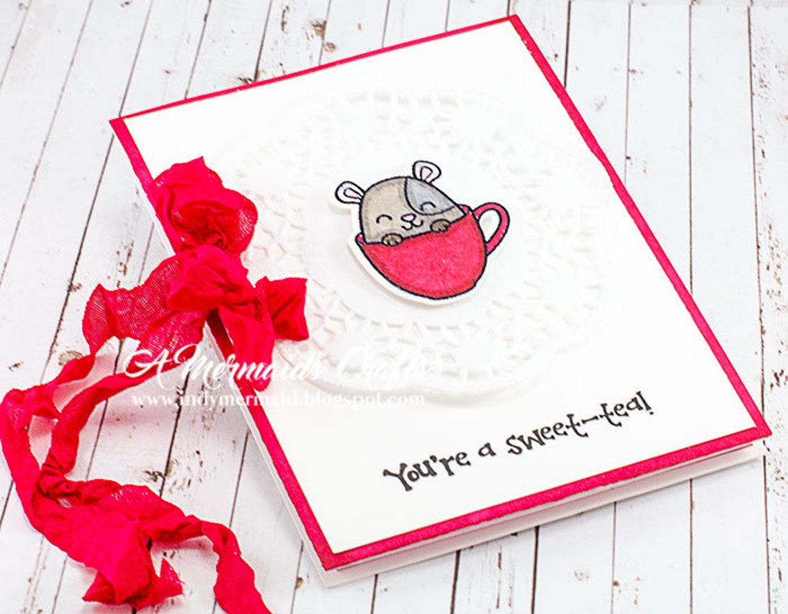 Hamster in a Tea Cup You Are a Sweet-tea Greeting Card - Etsy