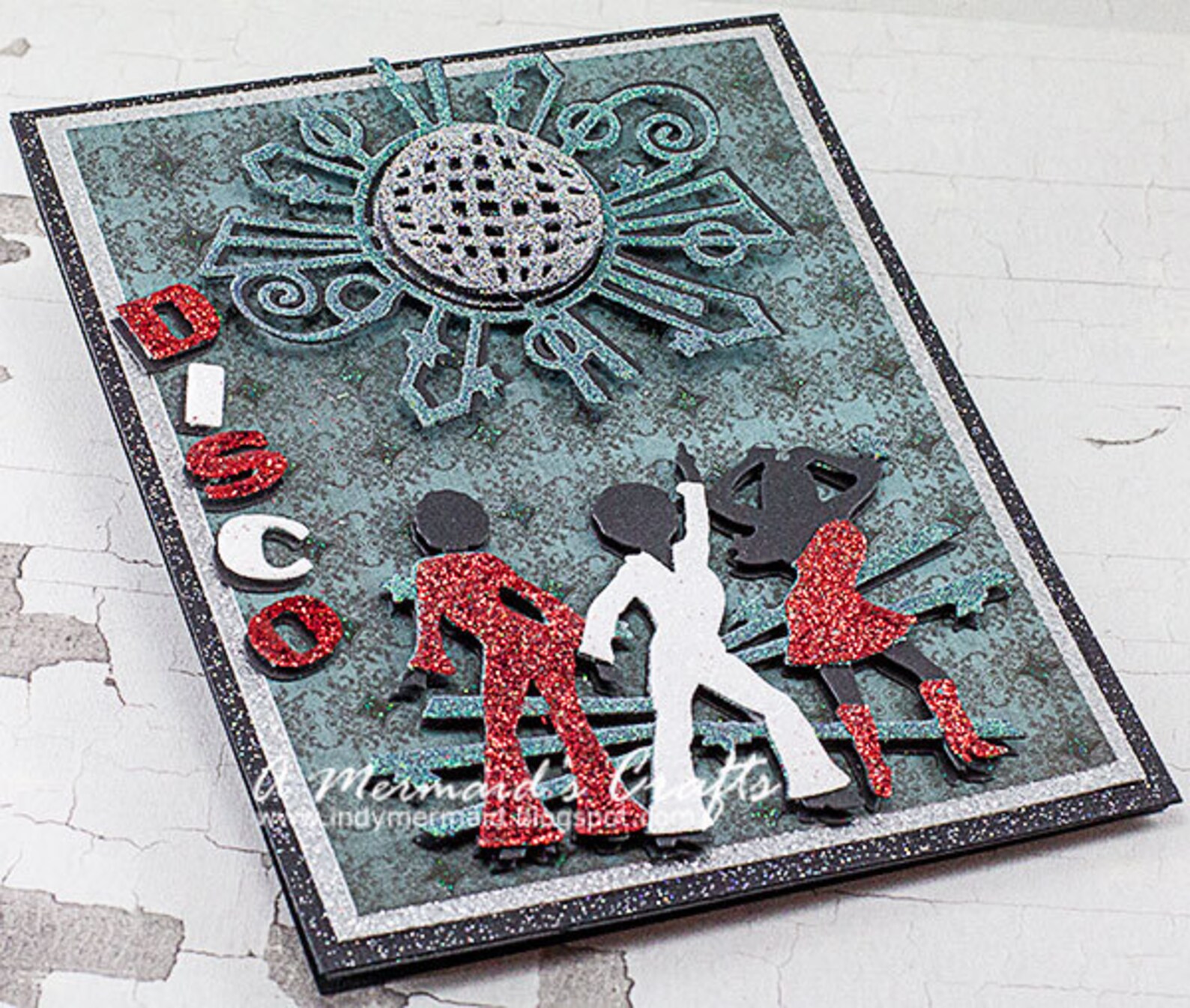 Retro Groovy Disco Card | Etsy