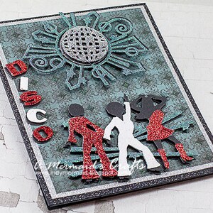 Retro Groovy Disco Card - Etsy