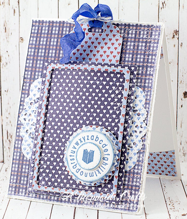 Back to School Bookmark Greeting Card | Etsy