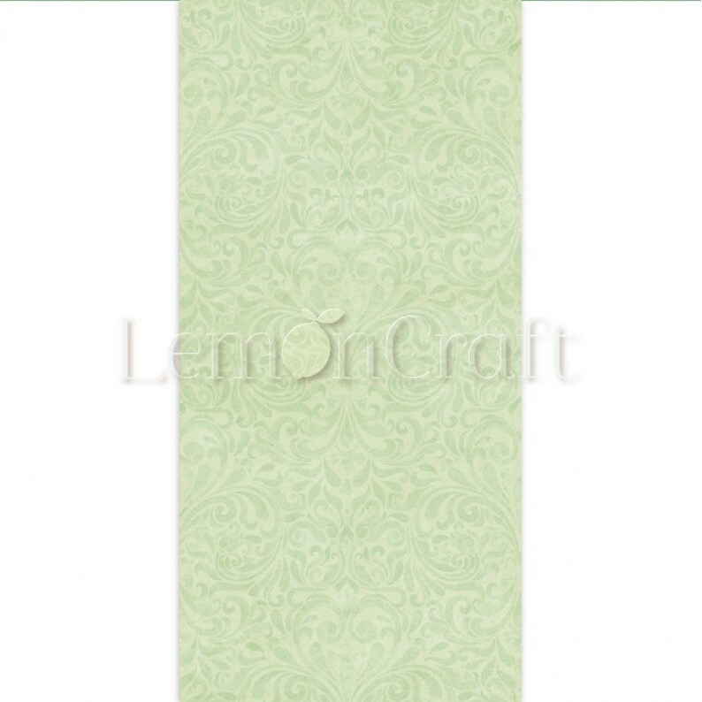 Lemoncraft Leaves 5 12x6 Scrapbook Paper With Elements for | Etsy