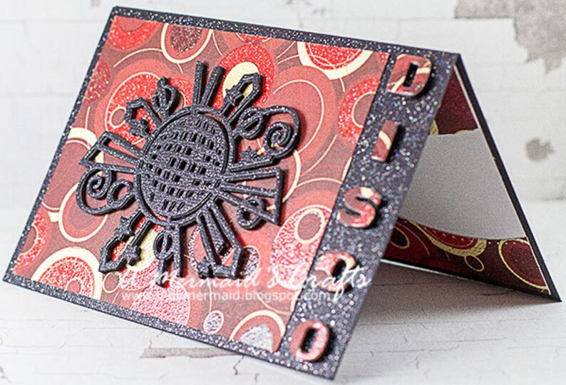 Retro Groovy Disco Ball Card | Etsy