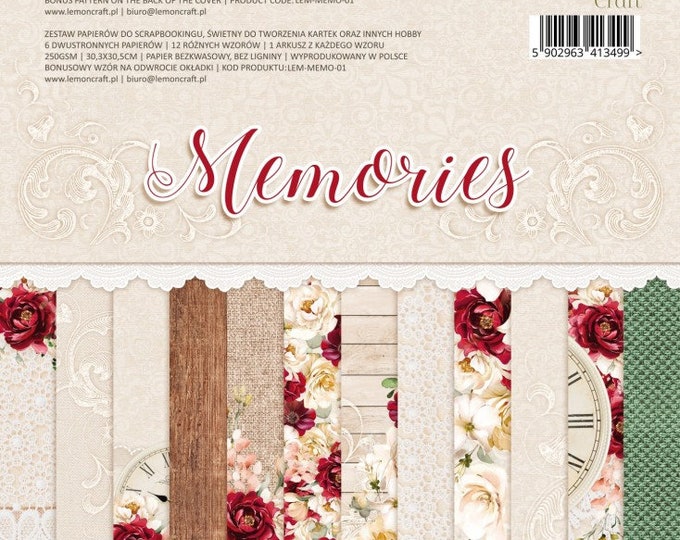 Lemoncraft Natural Christmas 12x12 Scrapbook Paper Stack - Etsy