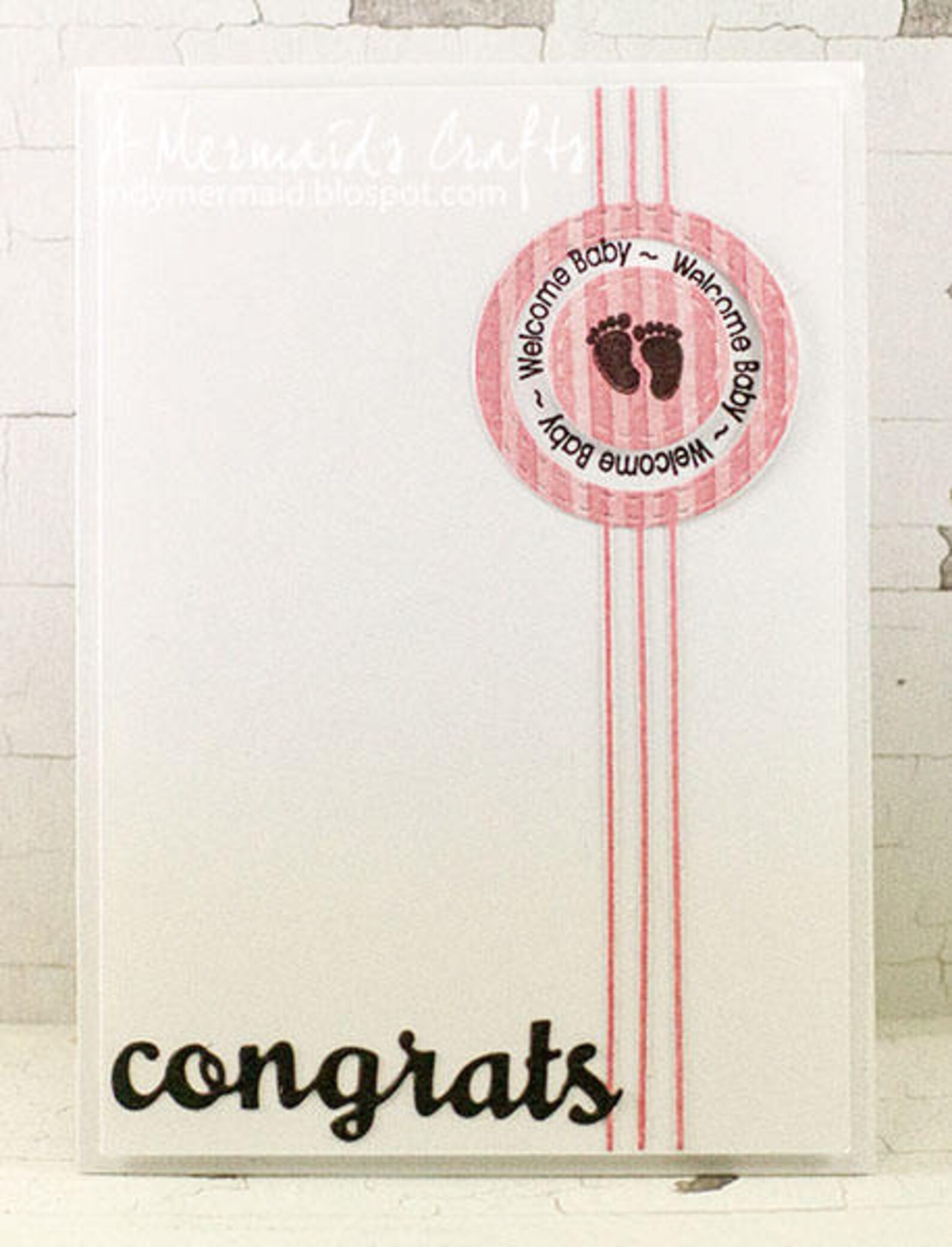 Handmade Welcome Baby Congrats Card - Etsy