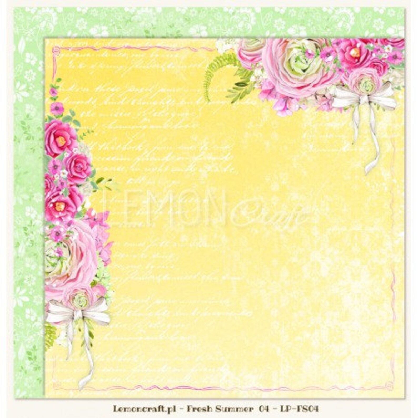 Lemoncraft Fresh Summer 12x12 Designer Scrapbook Paper - Etsy