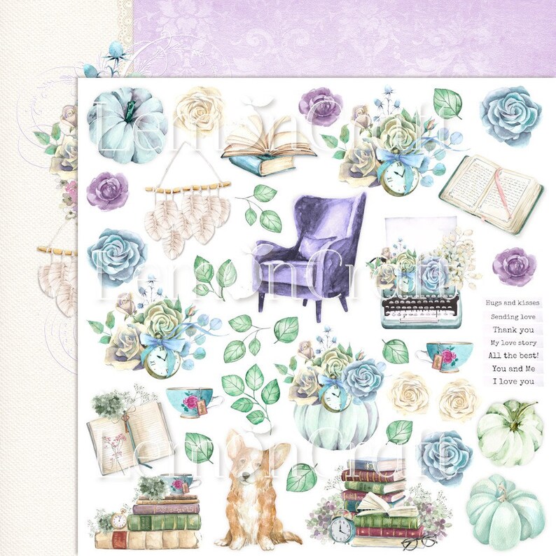 Lemoncraft Autumn Twilight 12x12 Scrapbook Paper Stack - Etsy