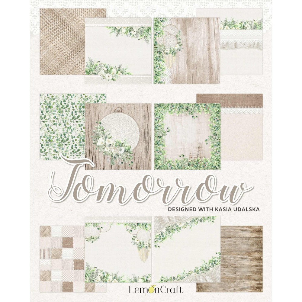 Lemoncraft Tomorrow 12x12 Scrapbook Paper Stack - Etsy