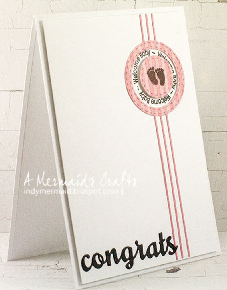 Handmade Welcome Baby Congrats Card - Etsy