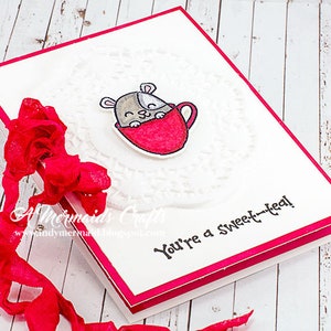 Hamster in a Tea Cup You Are a Sweet-tea Greeting Card - Etsy UK