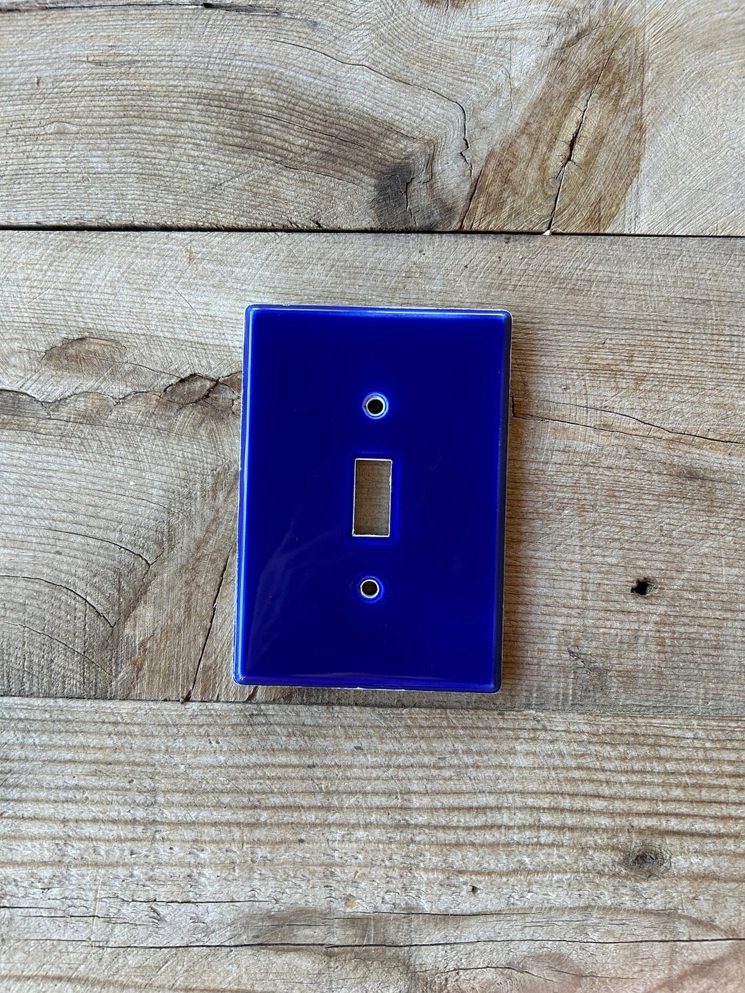 Blue, Solid Royal Blue Color, Light Switch Cover, Single Switch, Double ...