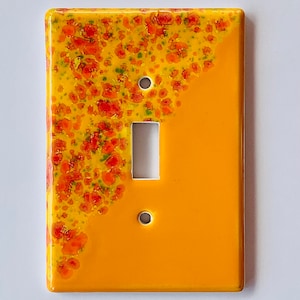 Decorative Light Switch Covers, Orange Crush Explosion, Single Toggle ...