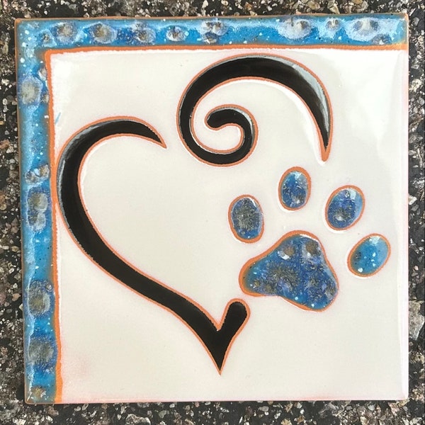 Dog Paw Tiles - Etsy