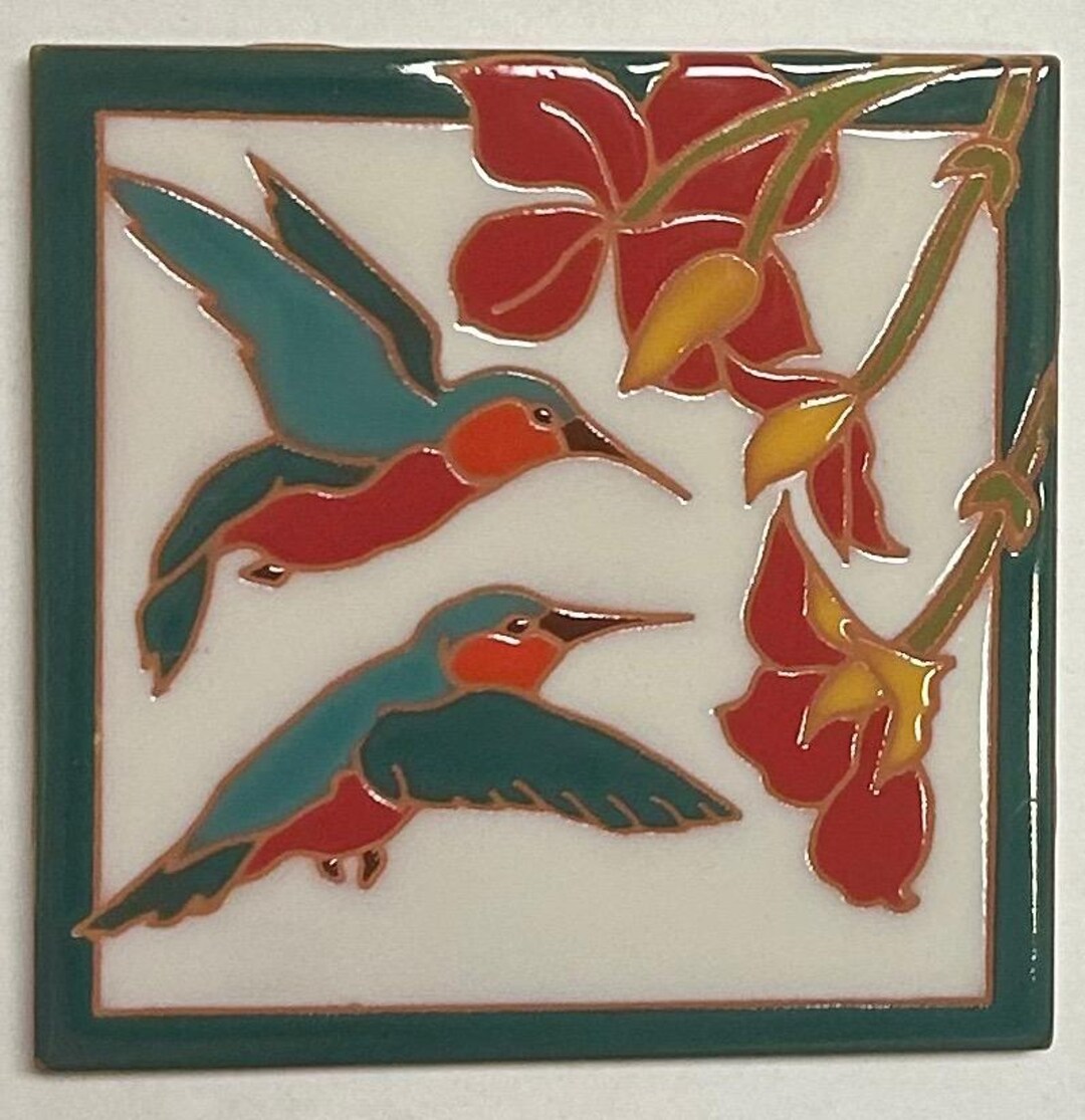 Decorative Tile, Hummingbirds, Arizona Made, Trivet - Etsy