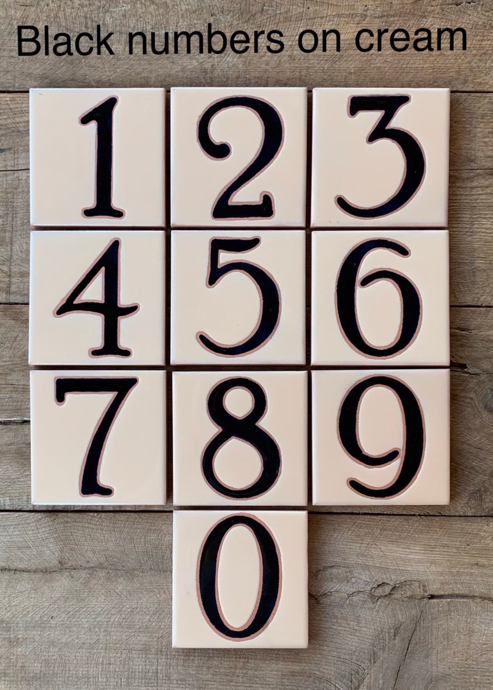 Custom 2 House Number Plaque Vertical or Horizontal - Etsy